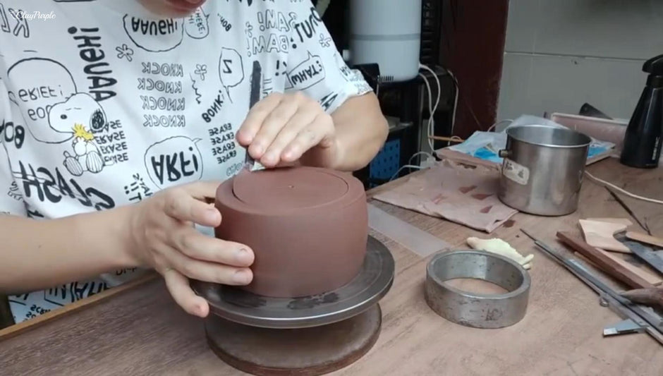 Color-Changing Dragon & Phoenix Purple Clay Teapot