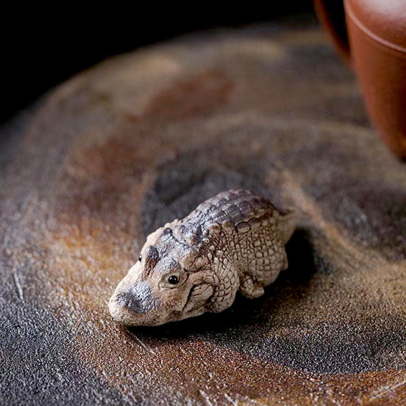 Lazy Crocodile Clay Tea Pet – ClayPurple