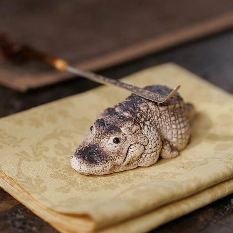 Lazy Crocodile Clay Tea Pet – ClayPurple