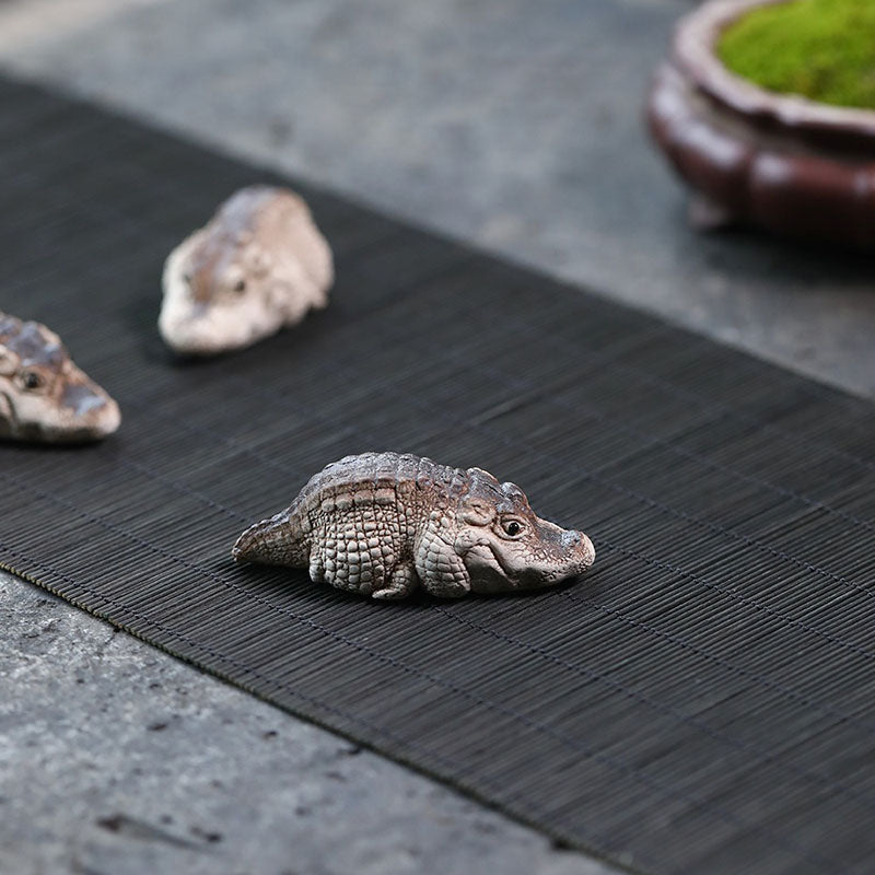 Lazy Crocodile Clay Tea Pet – ClayPurple