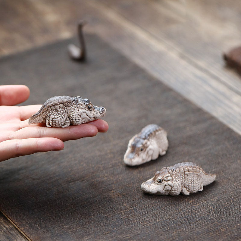 Lazy Crocodile Clay Tea Pet – ClayPurple