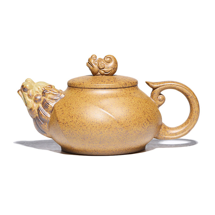 Dragon Head Purple Clay Teapot
