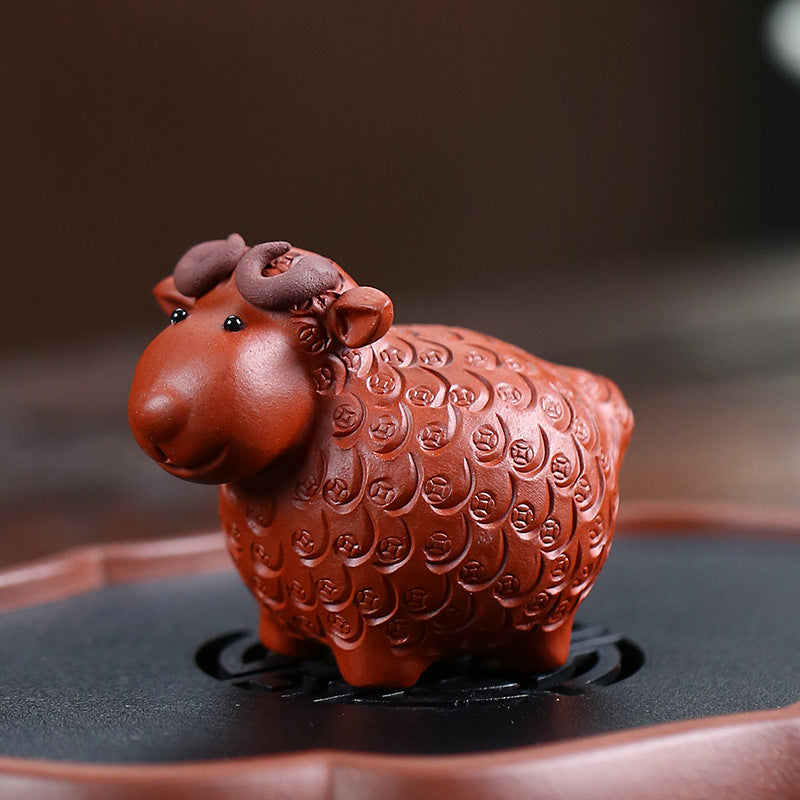 Money Sheep Purple Clay Tea Pet – ClayPurple