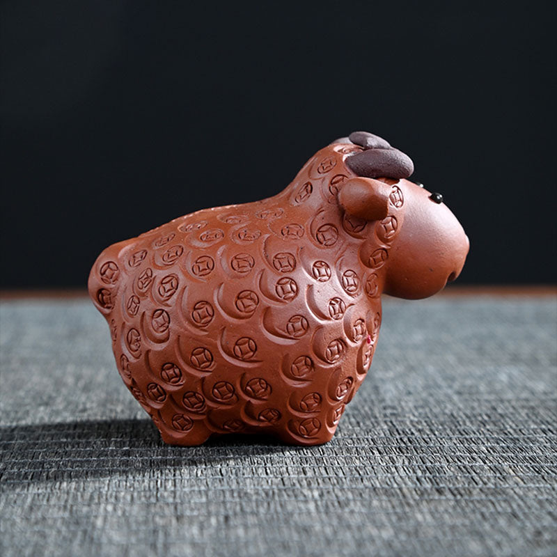 Money Sheep Purple Clay Tea Pet – ClayPurple