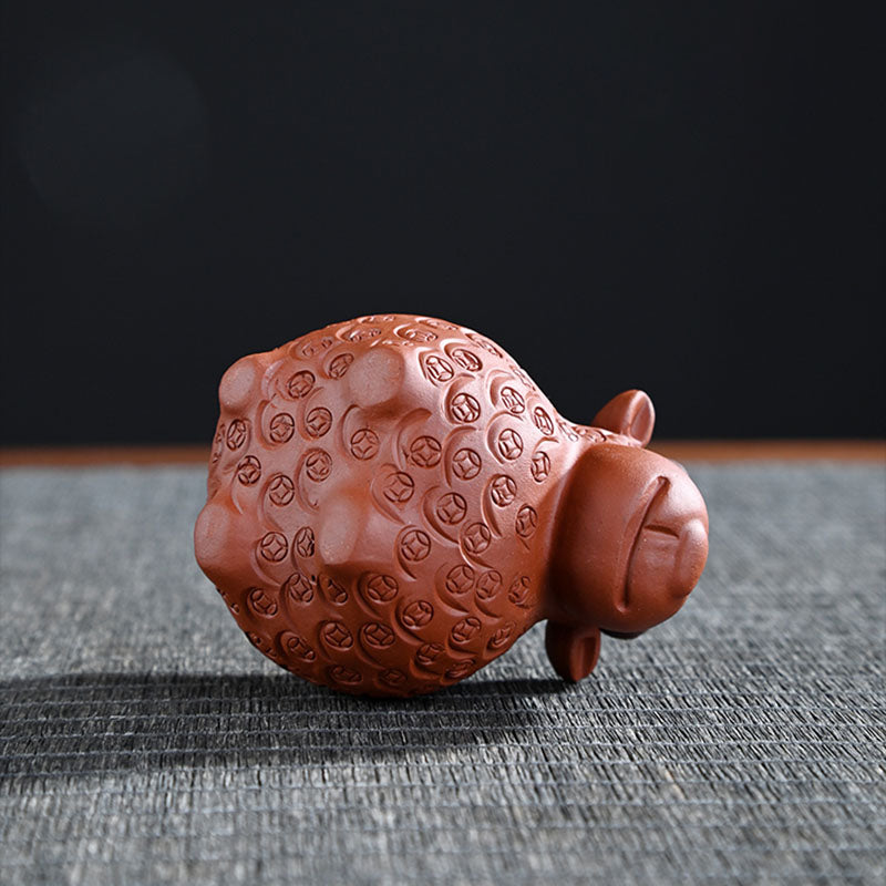 Money Sheep Purple Clay Tea Pet – ClayPurple
