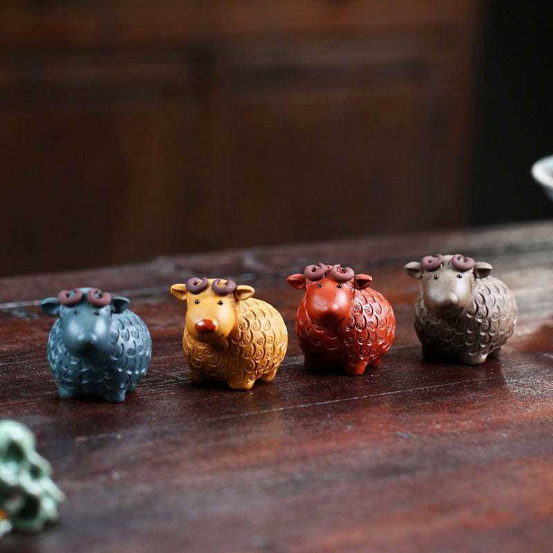 Money Sheep Purple Clay Tea Pet – ClayPurple