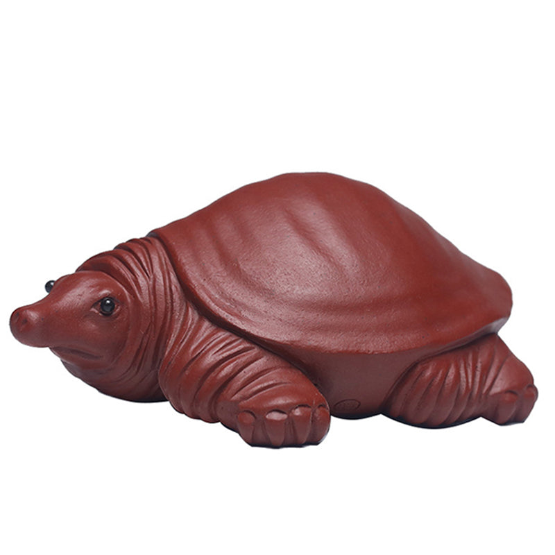 Softshell Turtle Purple Clay Tea Pet