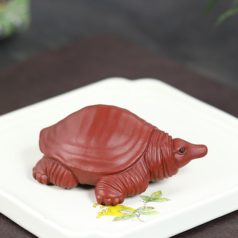 Softshell Turtle Purple Clay Tea Pet – ClayPurple