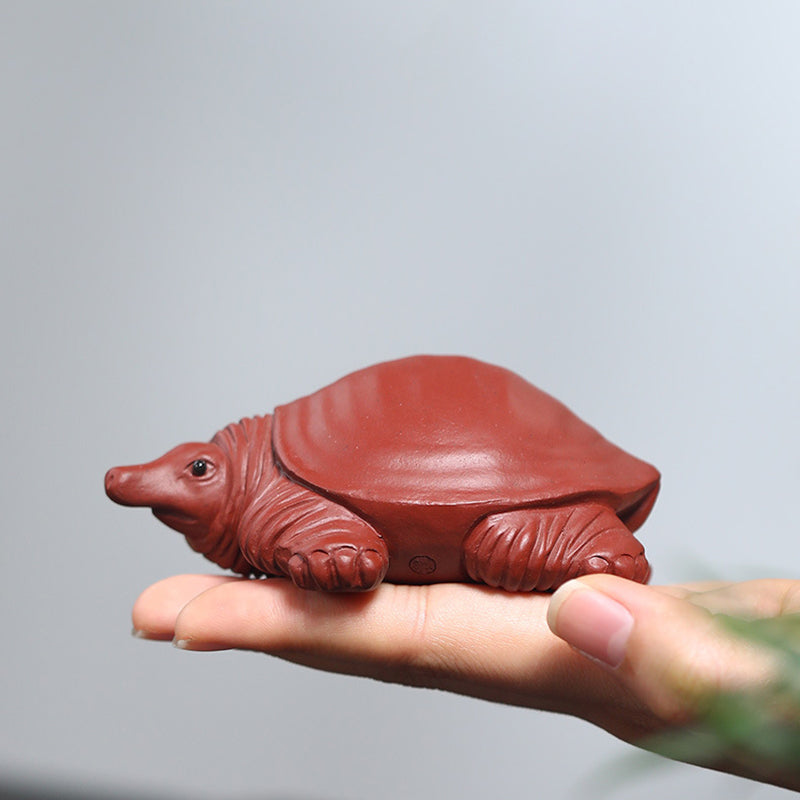 Softshell Turtle Purple Clay Tea Pet – ClayPurple