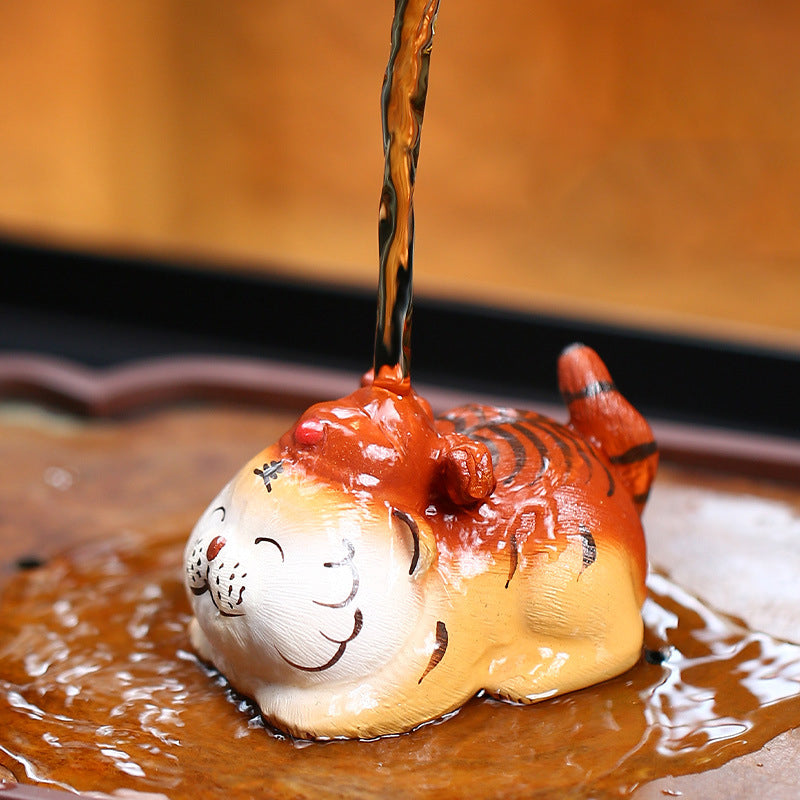 Tiger Purple Clay Tea Pet – ClayPurple