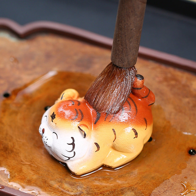 Tiger Purple Clay Tea Pet – ClayPurple