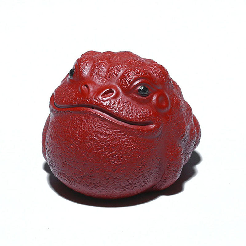Toad II Purple Clay Tea Pet