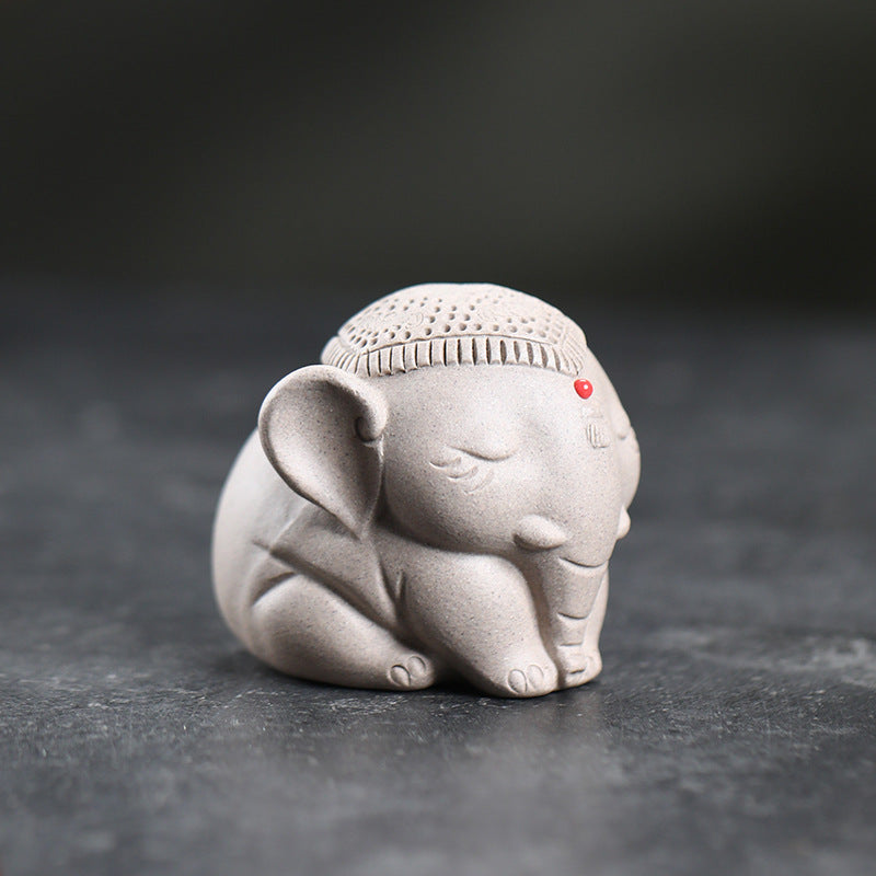 Auspicious Elephant Purple Clay Tea Pet – ClayPurple