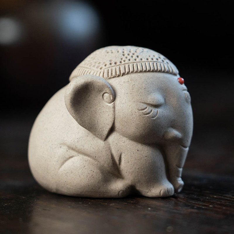 Auspicious Elephant Purple Clay Tea Pet – ClayPurple