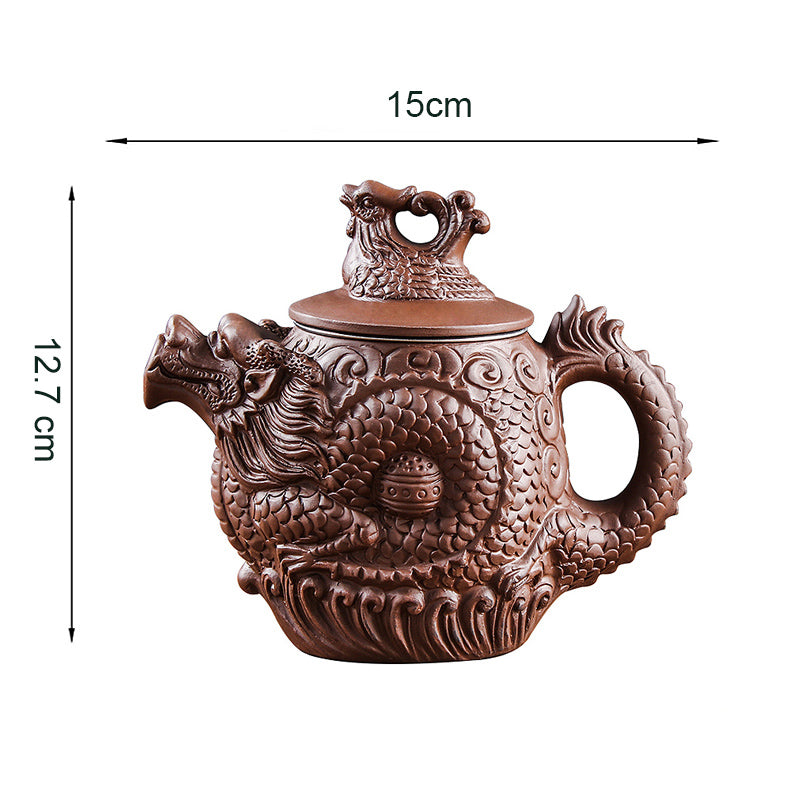 Legendary Dragon Purple Clay Teapot – ClayPurple